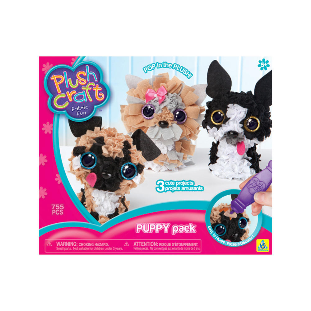 The Orb Factory Plushcraft Fabric Fun - Puppy Pack