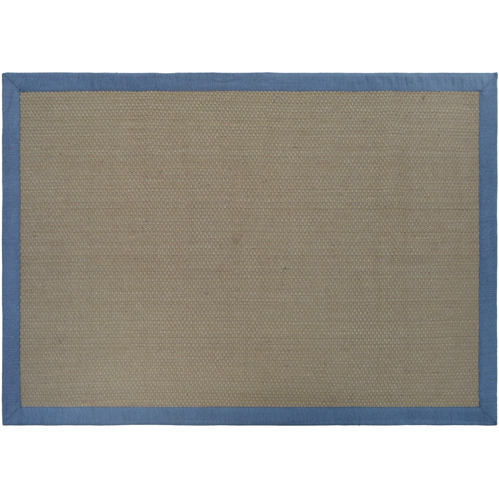 Jute 5 x7' Border Area Rug