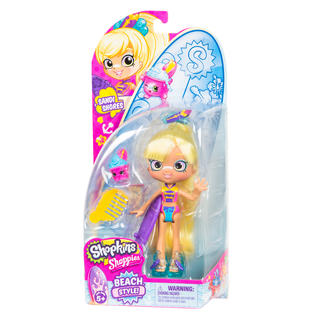Shopkins Shoppies Beach Style Doll, Sandi Shores