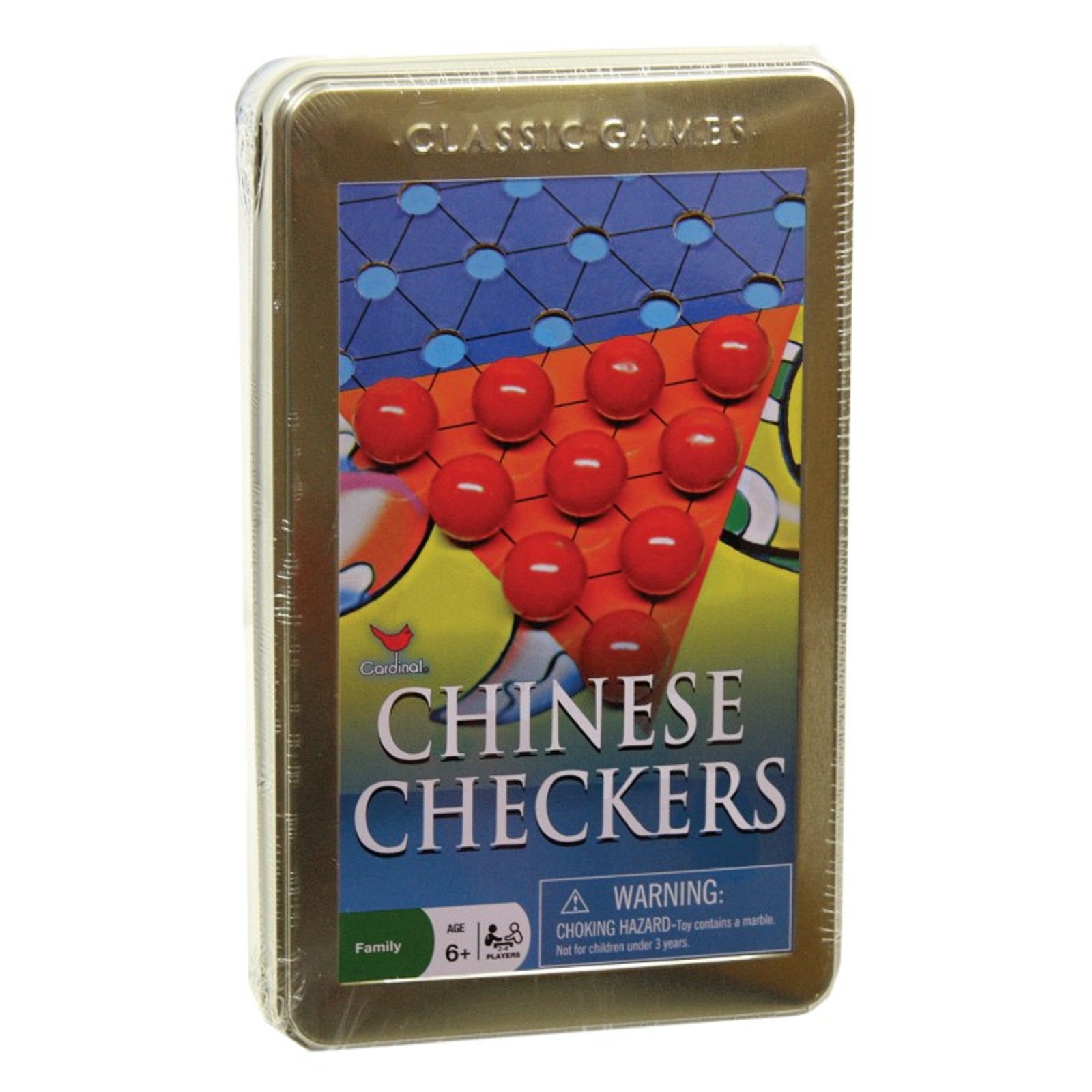 Chinese Checkers Classic Game in Collectible Tin