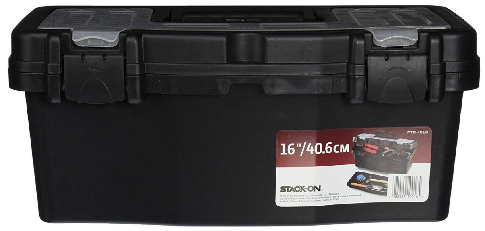 Stack-On 16" Plastic Tool Box Stack