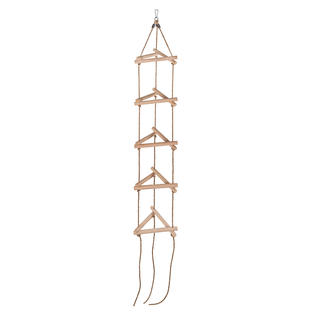 Swingan –5 Steps Triangle Climbing Rope Ladder – Fully Assembled