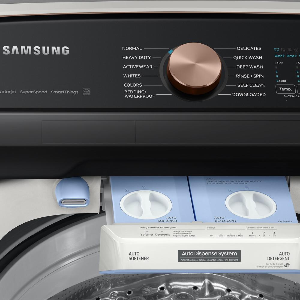 Samsung WA55CG7500AEUS 5.5 cu. ft. Extra-Large Capacity Smart Top Load ...