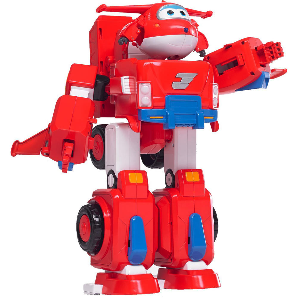 Super Wings Jett's Super Robot Large Transforming Vehicle