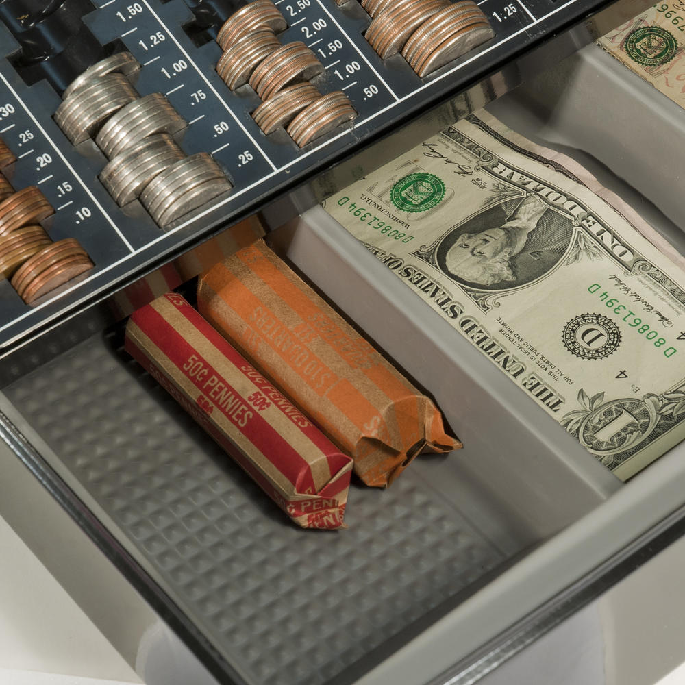 Barska Cash Box and Coin Tray with Key Lock