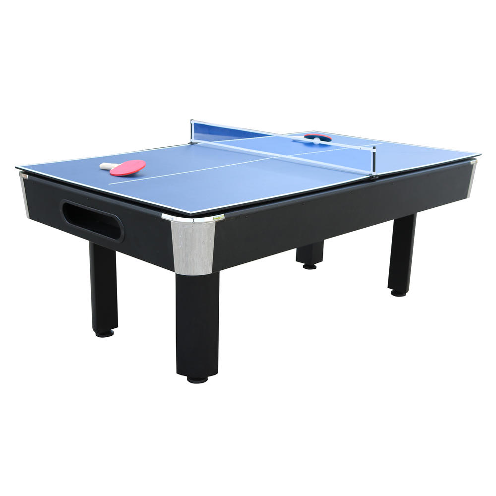 Sportcraft Arlington 84" Blue Billiard Table w/ Arcade Style Ball ...