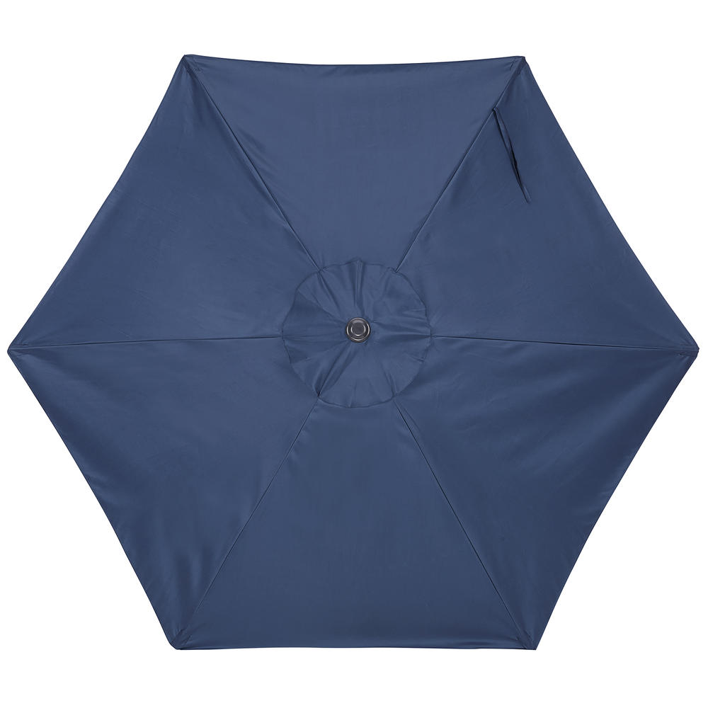 Essential Garden 9' Outdoor Patio Umbrella - Blue