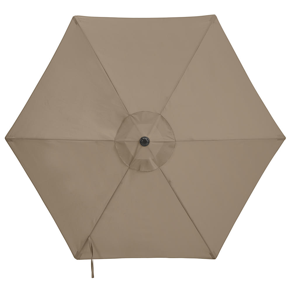 Essential Garden 9' Outdoor Patio Umbrella - Tan