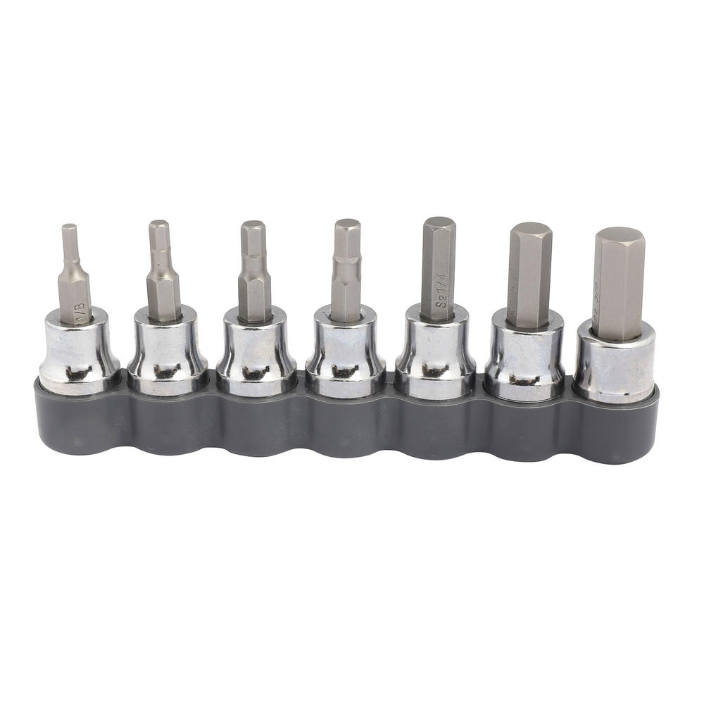 Evolv 7-Piece Hex Bit Socket Set - Standard (SAE)