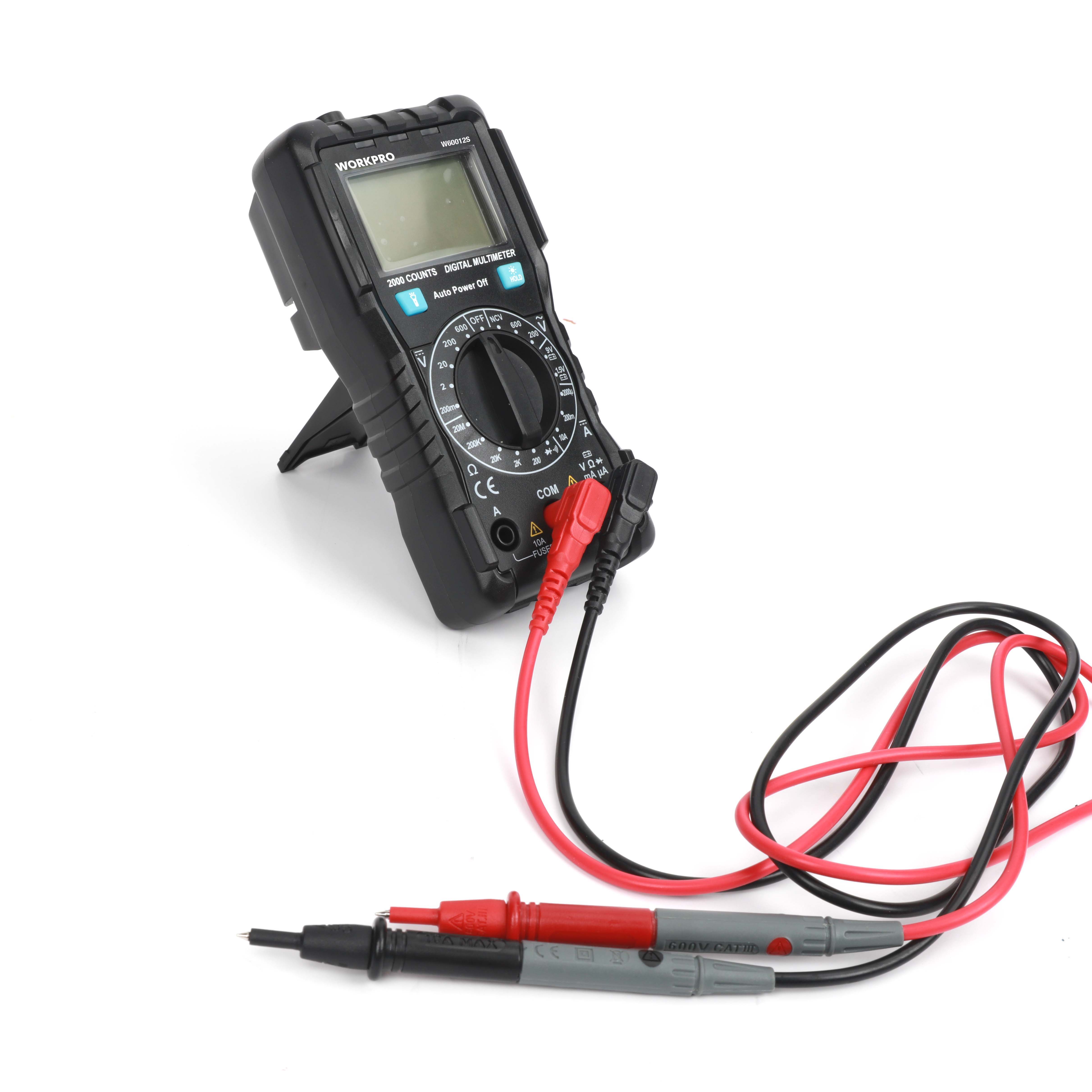 WORKPRO 600V AC/DC Digital Multimeter