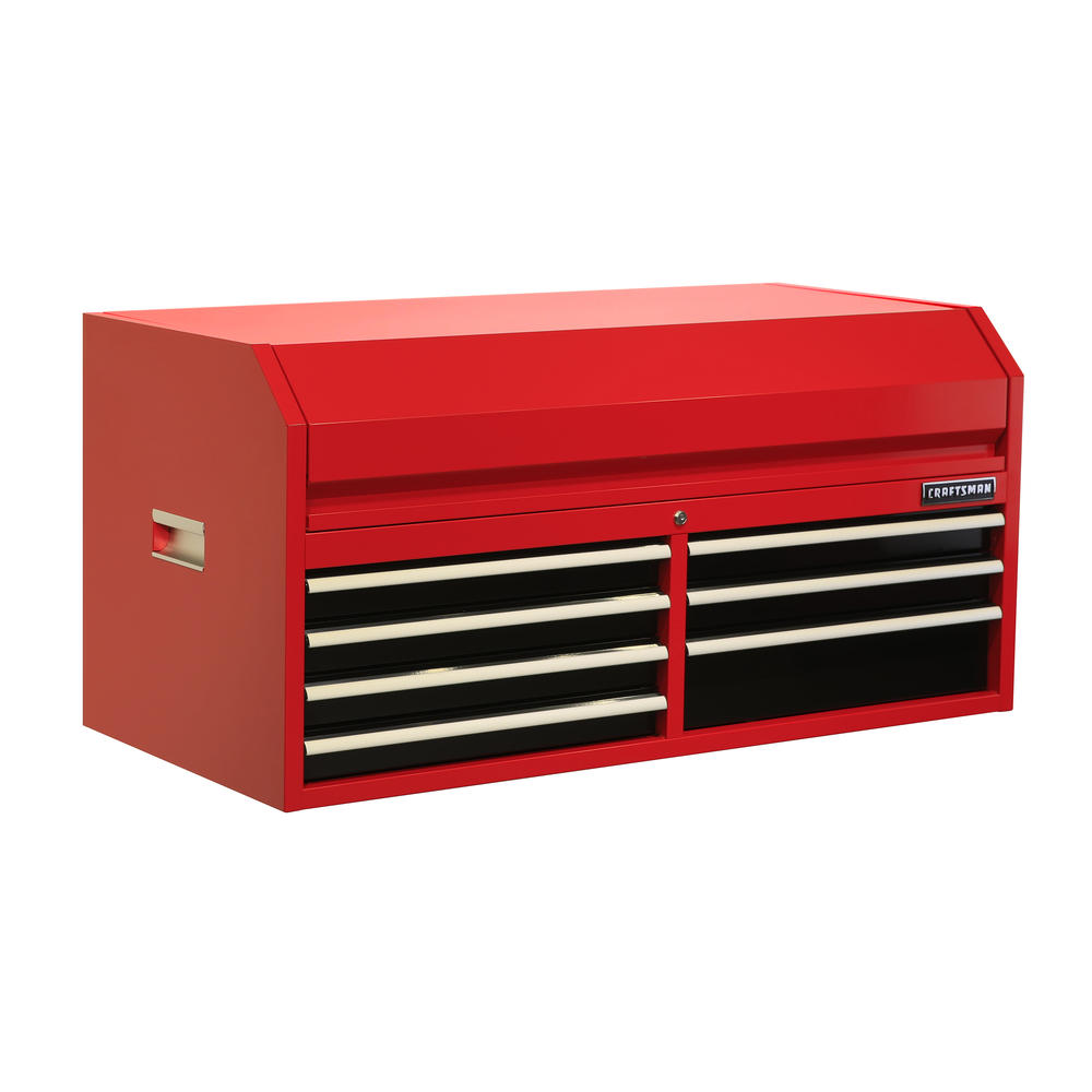 Craftsman 53"7 Drawer Top Chest – Red