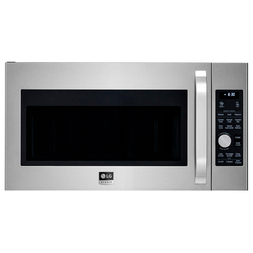 LG STUDIO LSMC3086ST 1.7 cu. ft. Over-the-Range Convection Microwave ...