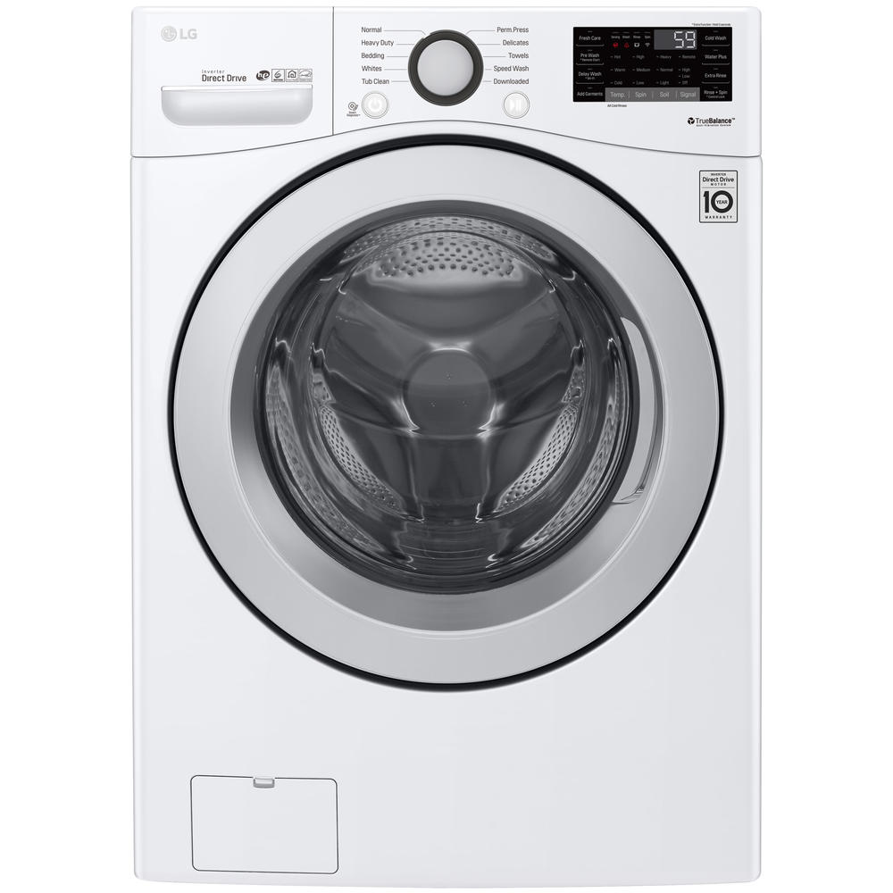 LG WM3500CW 4.5 cu. ft. Smart Wi-Fi Enabled Front Load Washer - White