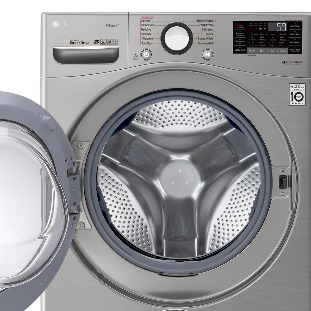 LG WM3700HVA 4.5 cu. ft. Smart Front-Load Washer with Steam – Graphite ...