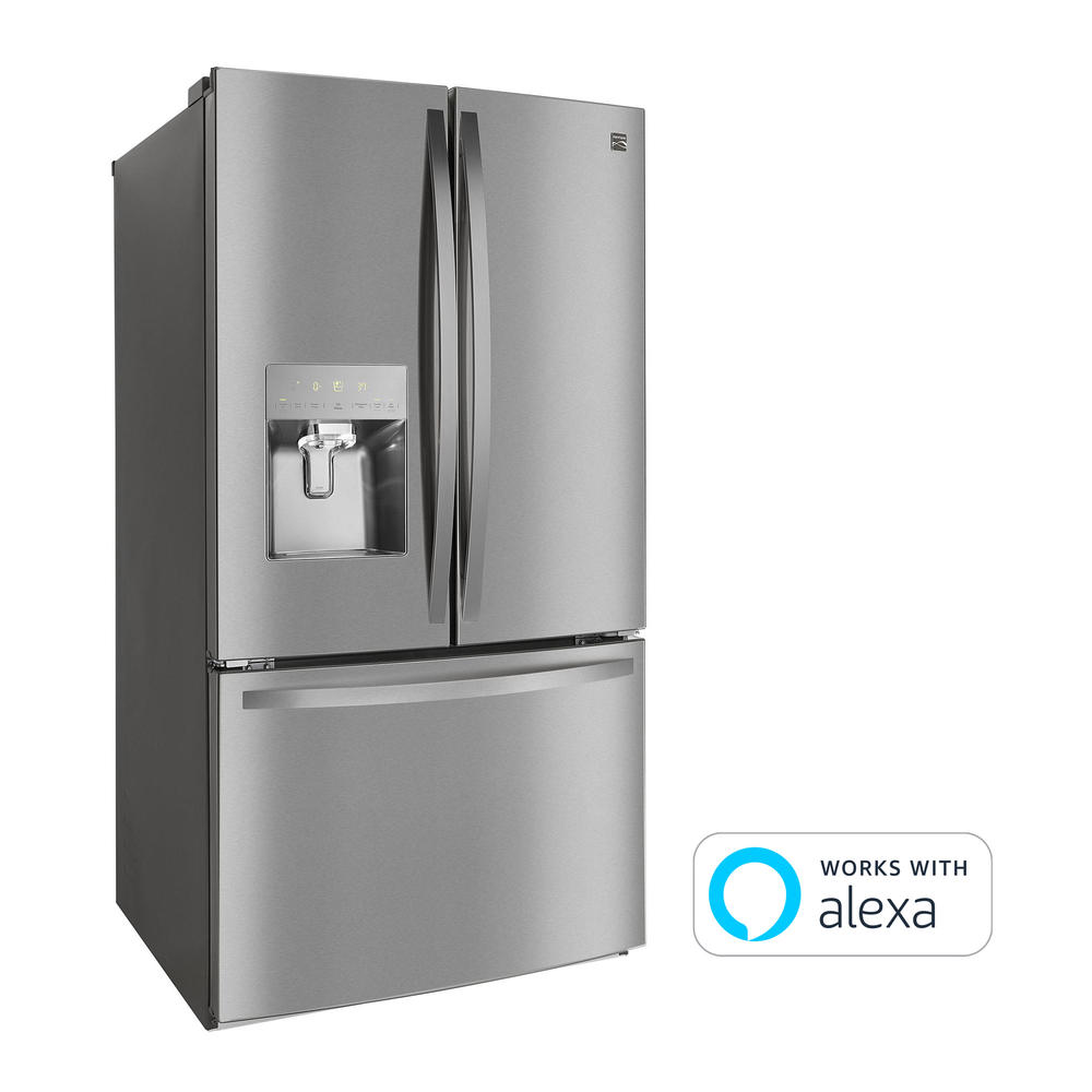 Kenmore 73105 27.9 cu. ft. Smart French Door Fingerprint Resistant ...