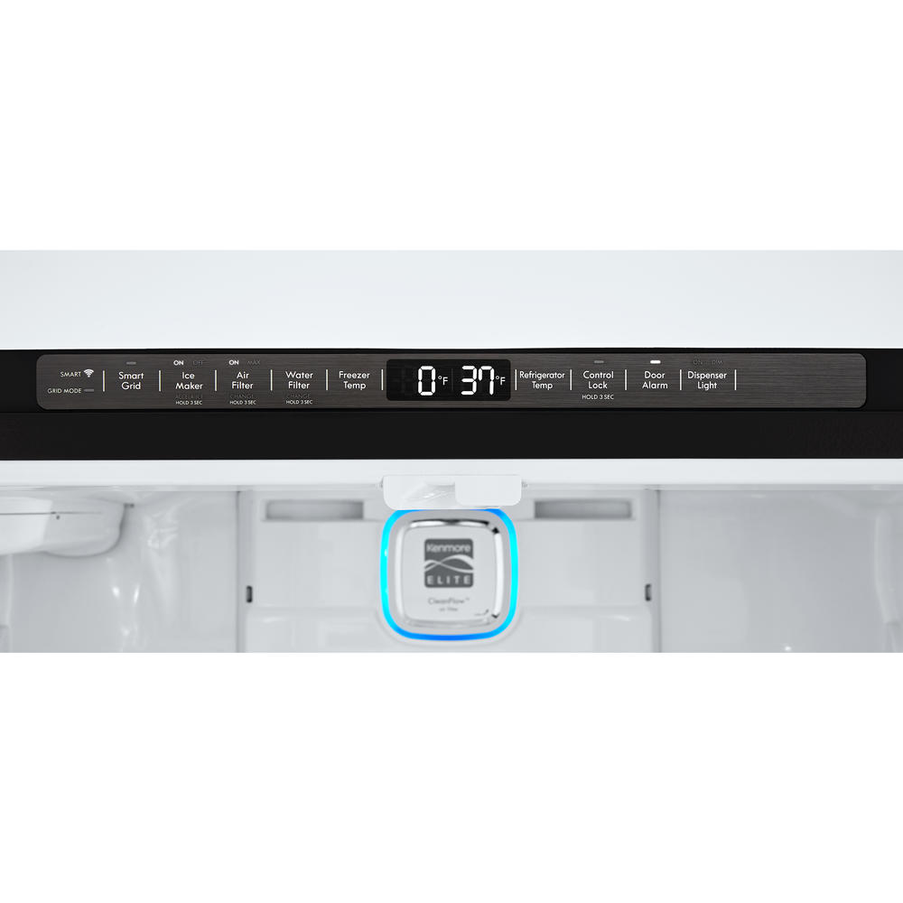 Kenmore Elite 74309 29.8 cu. ft. Smart French Door Refrigerator – Black