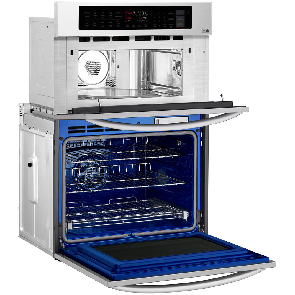 LG LWC3063ST 6.4 cu. ft. Smart Combination Double Wall Oven - Stainless ...