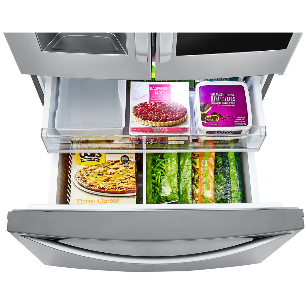 LG LFXC22596S 21.9 cu. ft. Smart Door-in-Door Refrigerator w/ InstaView ...