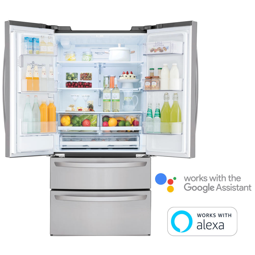 LG LMXS28626S 27.8 cu. ft. 4-Door French Door Refrigerator – Stainless ...