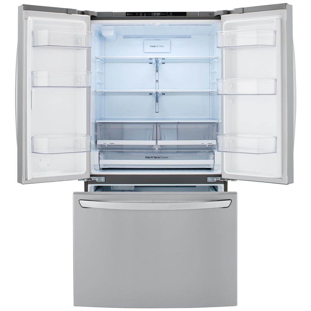 LG LFCC22426S 22.8 cu. ft. 3-Door French Door Counter Depth ...