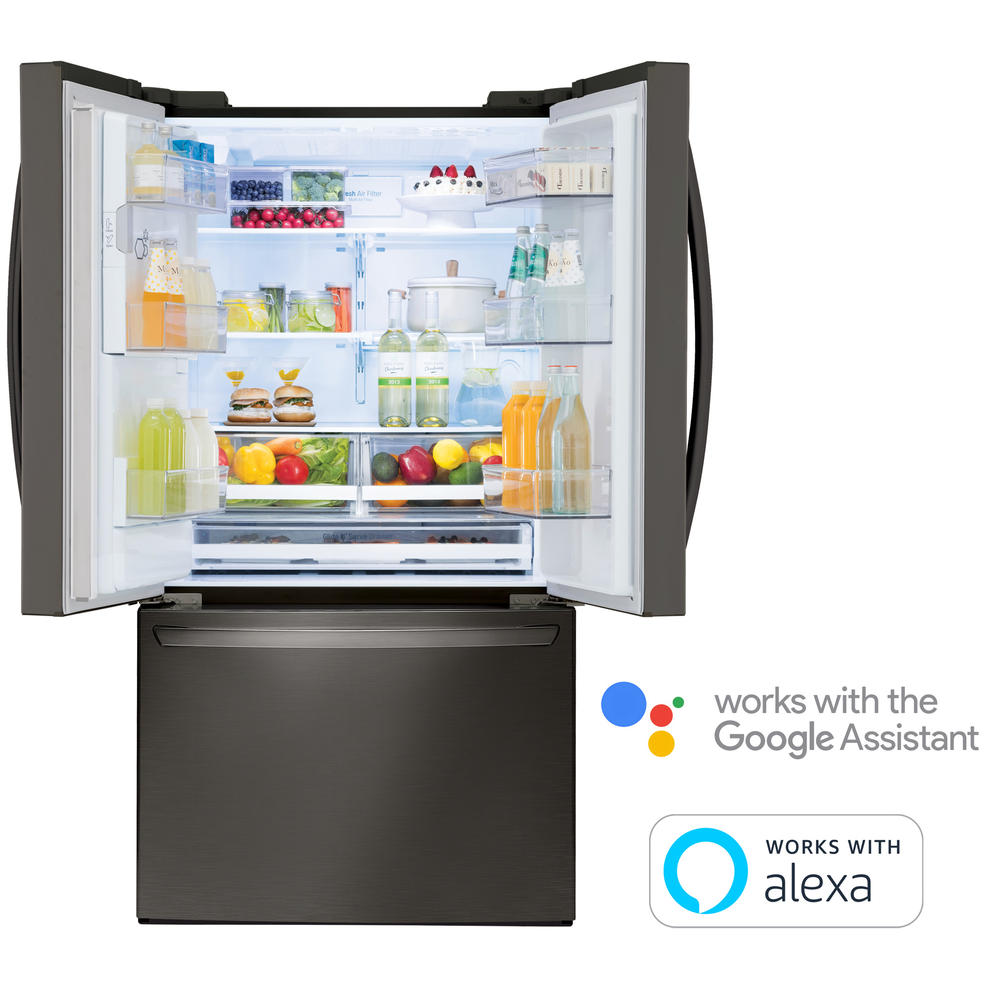 LG LFXS28968D 27.9 cu. ft. French Door Refrigerator – Black Stainless Steel