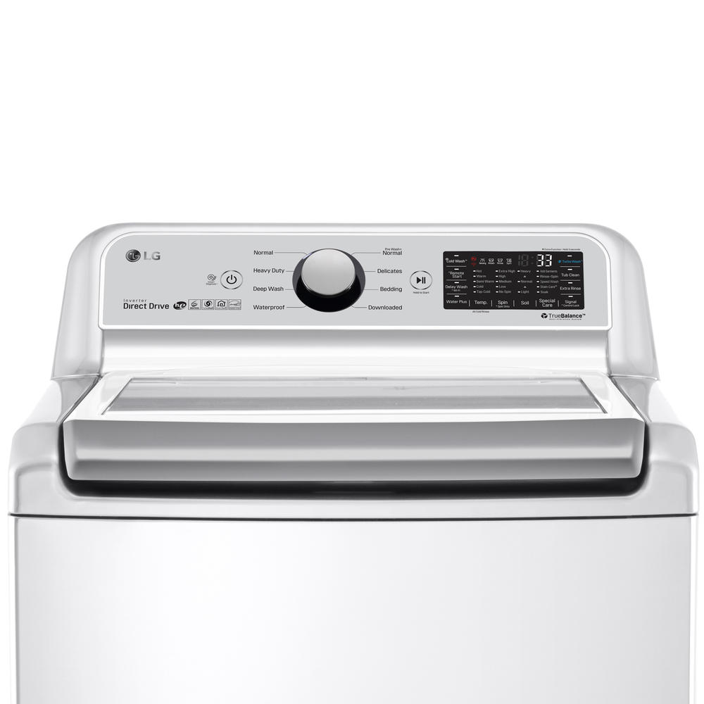 LG WT7300CW 5.0 cu. ft. MEGA Capacity Smart Wi-Fi Enabled Top Load ...