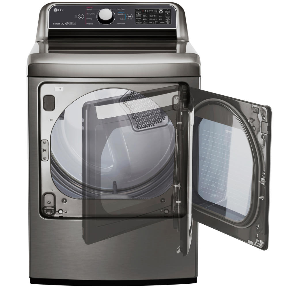 LG DLE7300VE 7.3 cu. ft. Capacity Smart Wi-Fi Enabled Electric Dryer ...