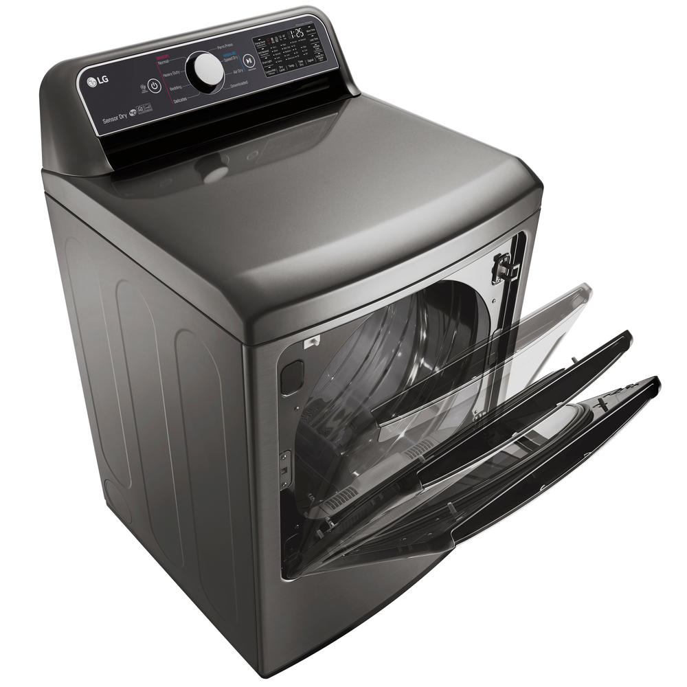 LG DLE7300VE 7.3 cu. ft. Capacity Smart Wi-Fi Enabled Electric Dryer ...