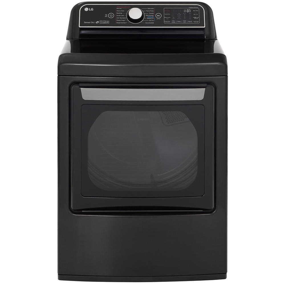 LG DLEX7900BE 7.3 cu. ft. Smart Wi-Fi Enabled Top Load Electric Dryer w ...
