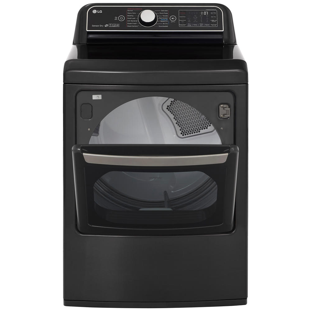 LG DLEX7900BE 7.3 cu. ft. Smart Wi-Fi Enabled Top Load Electric Dryer w ...