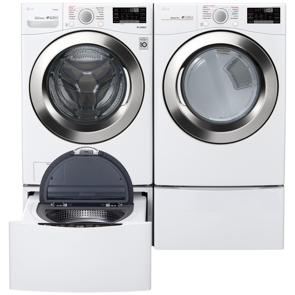 LG WM3700HWA 4.5 cu. ft. Smart Front-Load Washer with Steam – White