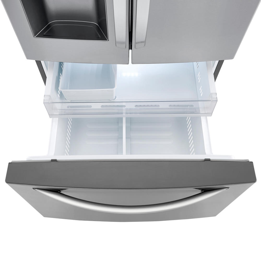 LG LRFXS2503S 24.5 cu. ft. Smart Wi-Fi Enabled French Door Refrigerator ...