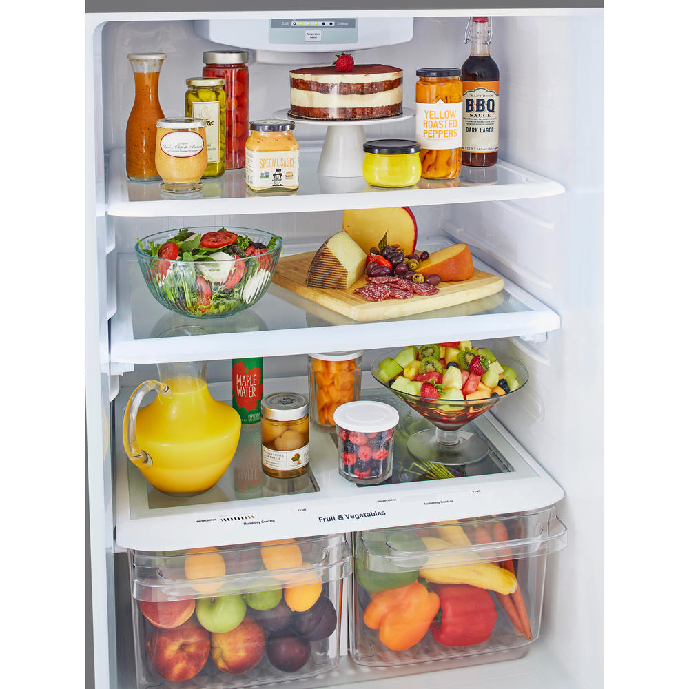 LG LTCS20020S 30" Width 20 cu. ft. Top Freezer Refrigerator – Stainless ...
