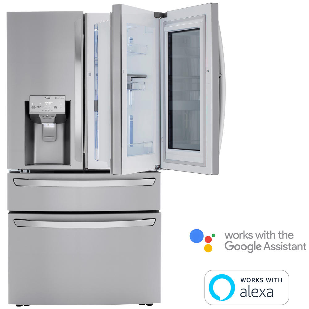 LG LRMVS3006S 29.5 cu. ft. 4-Door InstaView™ Door-in-Door® Refrigerator ...