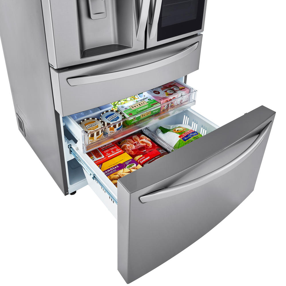 LG LRMVS3006S 29.5 cu. ft. 4-Door InstaView™ Door-in-Door® Refrigerator ...