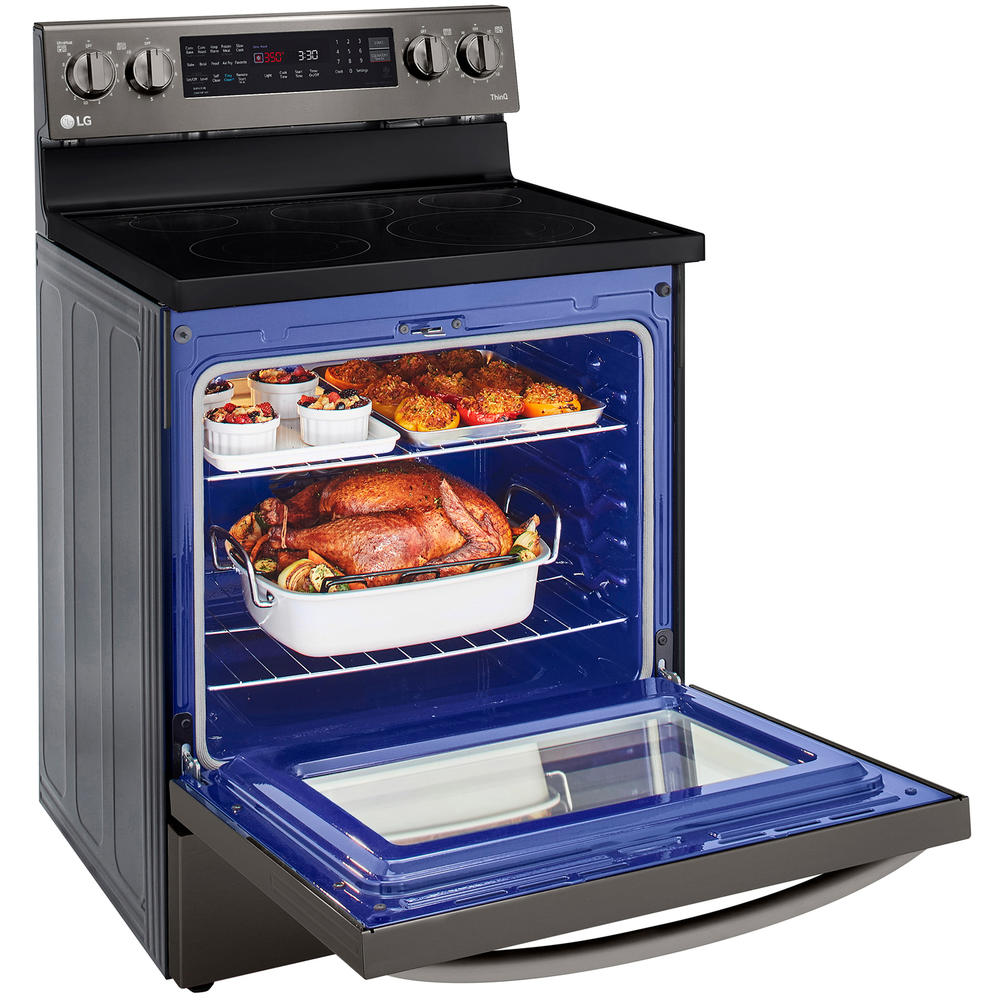 LG LREL6325D 6.3 cu. ft. Electric Single Oven InstaView™ Range w ...