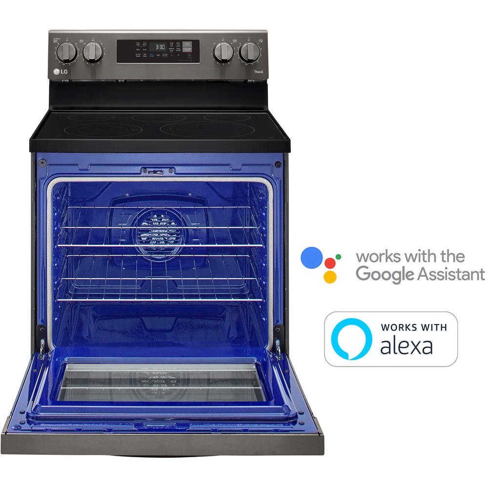 LG LREL6323D 6.3 cu. ft. Electric Single Oven Range w/ Air Fry ...