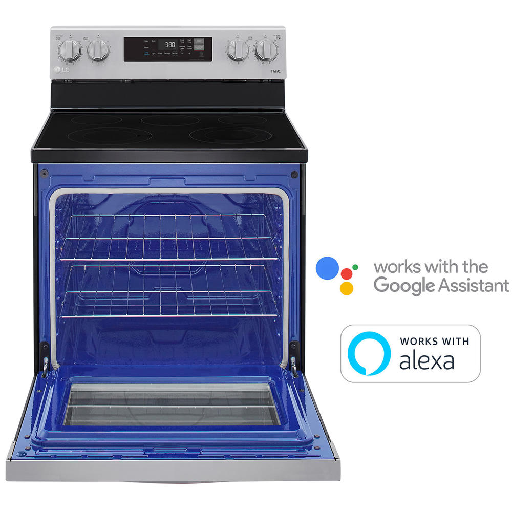 LG LREL6321S 6.3 cu. ft. Electric Single Oven Range with EasyClean ...