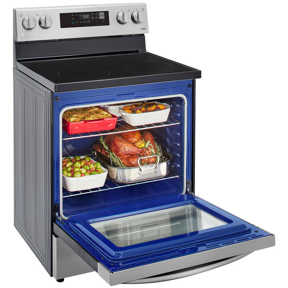 LG LREL6321S 6.3 cu. ft. Electric Single Oven Range with EasyClean ...