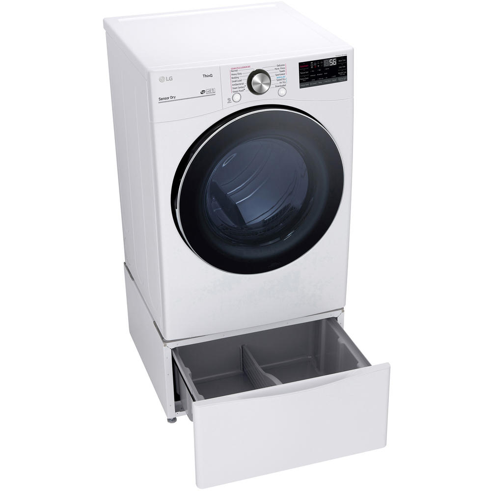 LG DLEX4200W 7.4 cu. ft. Smart Wi-Fi Enabled Front Load Electric Dryer ...