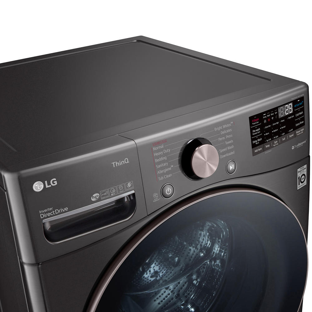LG WM4000HBA 4.5 cu. ft. Smart Wi-Fi Enabled Front Load Washer w ...