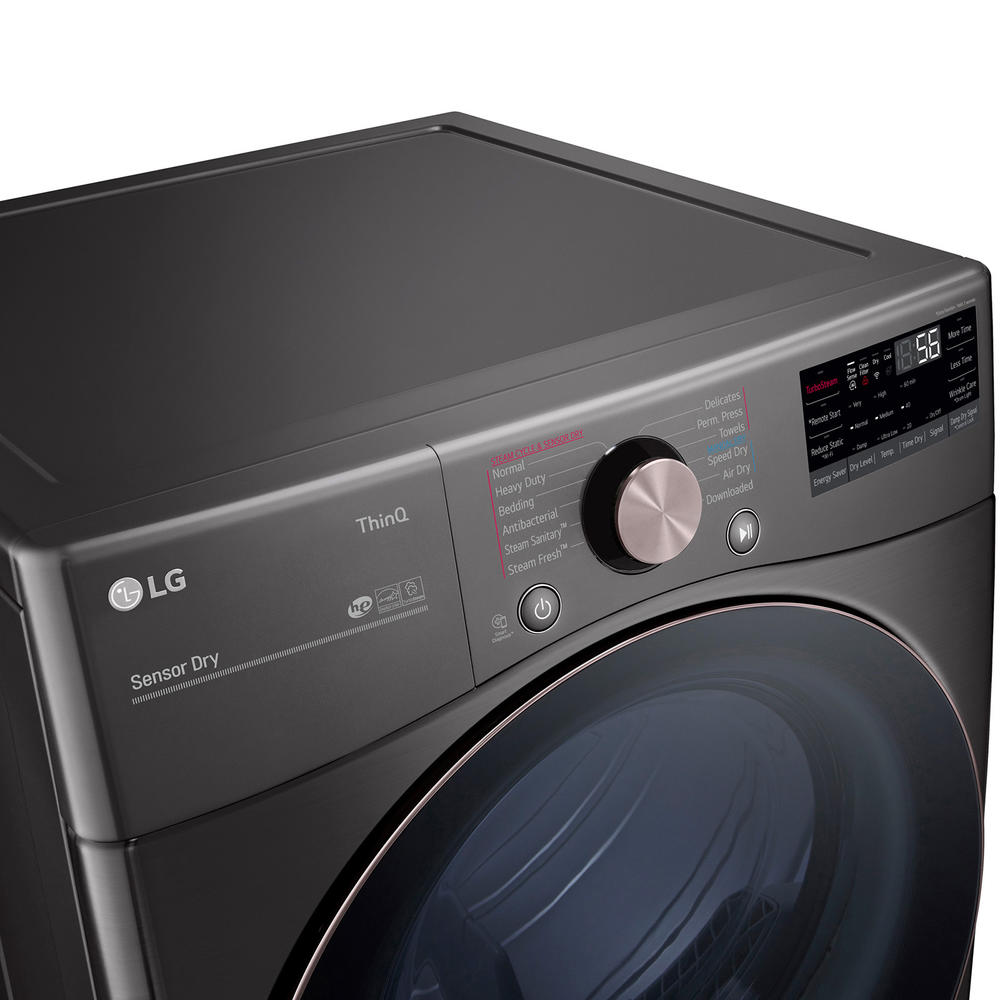 LG DLEX4000B 7.4 cu. ft. Smart Wi-Fi Enabled Front-Load Electric Dryer ...