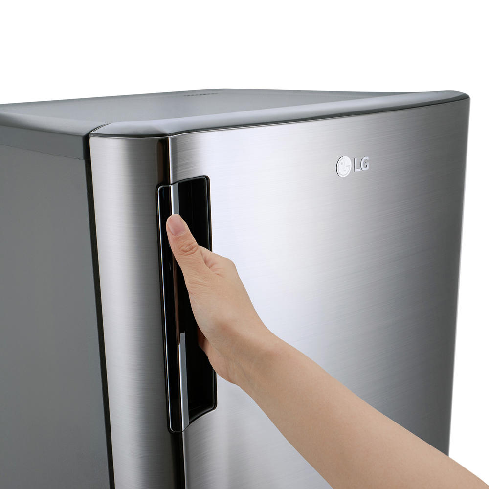 LG LROFC0605V 5.8 cu. ft. Single Door Vertical Freezer – Platinum Silver