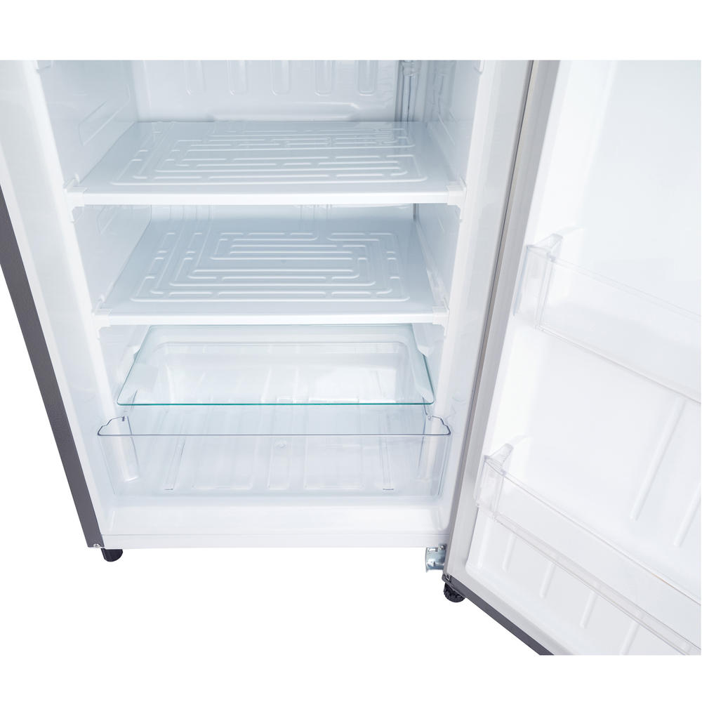 LG LROFC0605V 5.8 cu. ft. Single Door Vertical Freezer – Platinum Silver