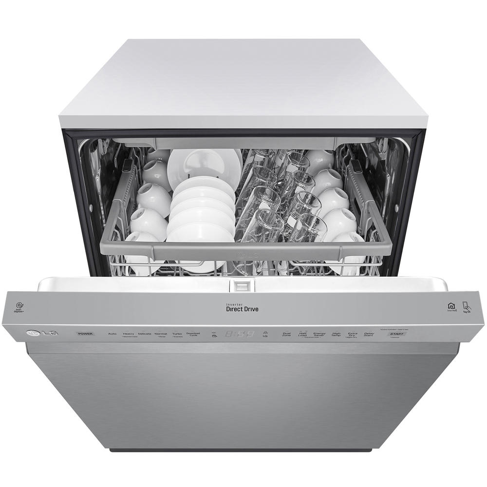 LG LDFN4542S Front Control Dishwasher with QuadWash™ - PrintProof ...