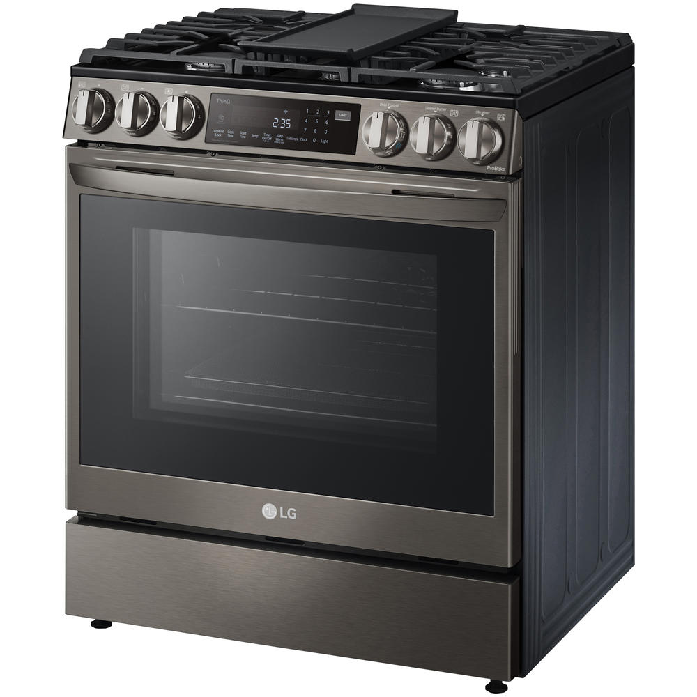 LG LSGL6335D 6.3 cu. ft. Smart Wi-Fi Enabled InstaView® Gas Slide-In ...