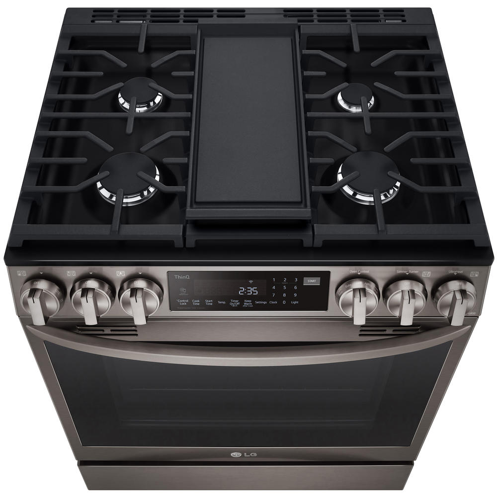 LG LSGL6335D 6.3 cu. ft. Smart Wi-Fi Enabled InstaView® Gas Slide-In ...