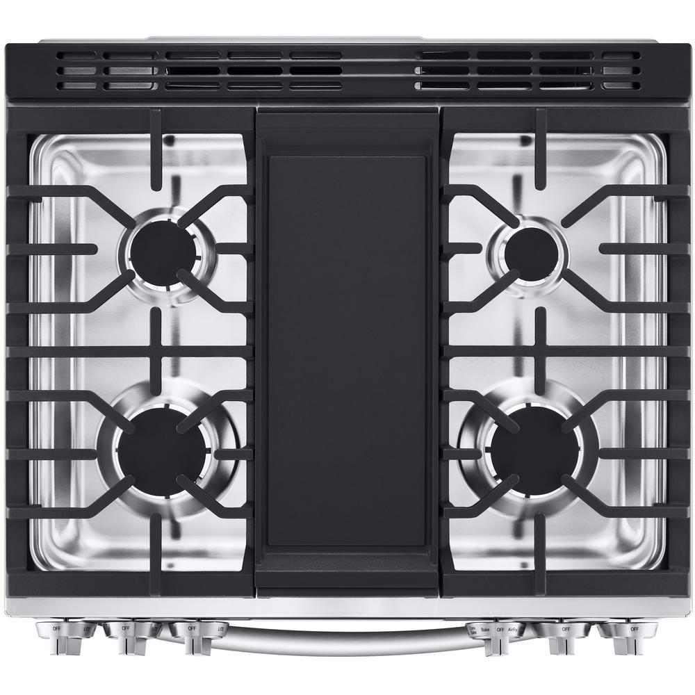 LG LSGL6335F 6.3 cu. ft. Smart Wi-Fi Enabled InstaView® Gas Slide-In ...