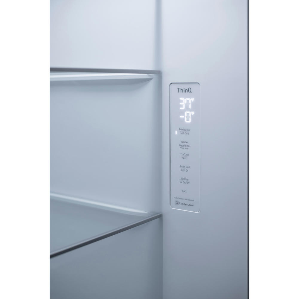 LG LRSDS2706D 27.1 cu. ft. Side-by-Side Door-in-Door® Refrigerator w ...