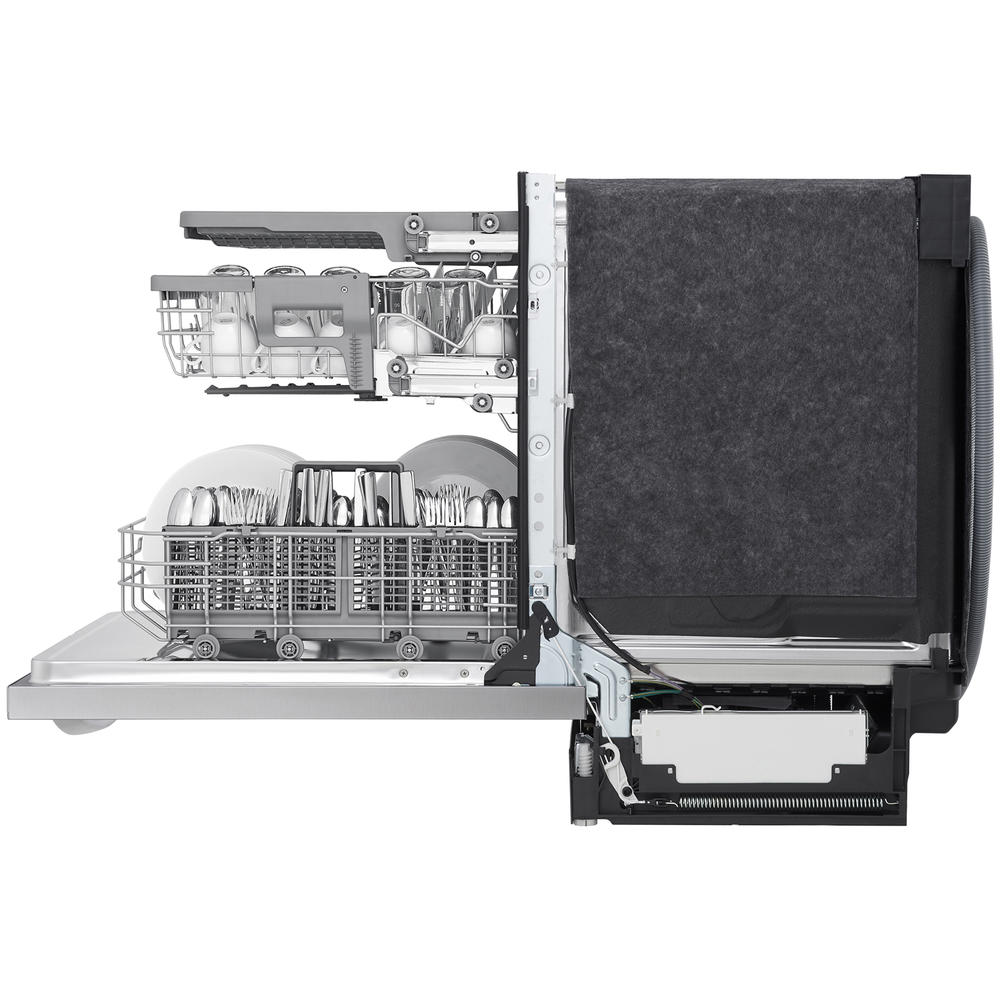 LG LDTS5552S Top Control Dishwasher with QuadWash™ & TrueSteam ...